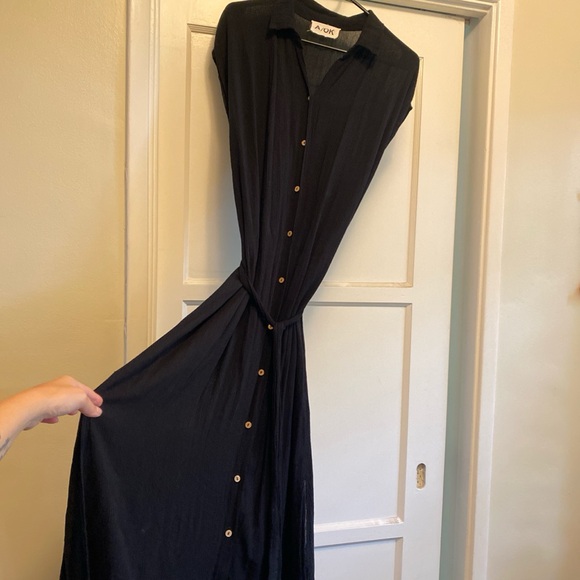 A/OK | Dresses | Aok Maxi Shirtdress | Poshmark